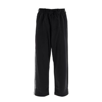 Yohji Yamamoto Homme, Pantalons, Noir, Taille: L Pantalon de surv&ecirc;tement oversize en jersey tricot&eacute;