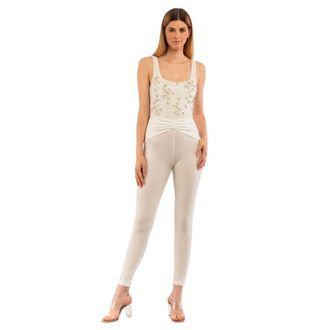 Elisabetta Franchi Femme, Combinaisons et Ensembles, Beige, Taille: 38 FR Overall