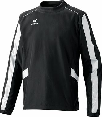 Erima Herren Regenjacke Alpha Windbreaker, schwarz/Silber, XXL/XXXL, 305003