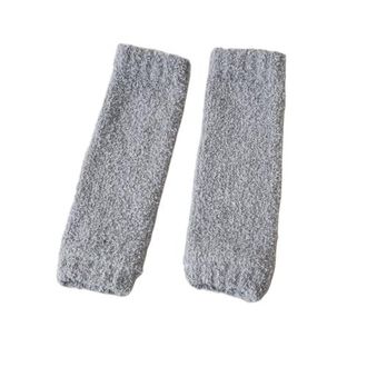 Generic Gu&ecirc;Tres Chaussettes hautes de protection for les jambes, en polaire corail &eacute;paisse et douce, id&eacute;ales for lautomne lhiver, for soulager larthrite des g
