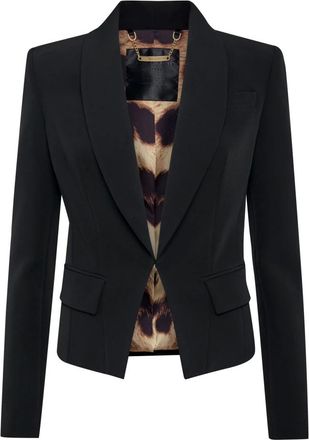 Philipp Plein Femme, Vestes, Noir, Taille: 40 FR Blazer Ajust&eacute;