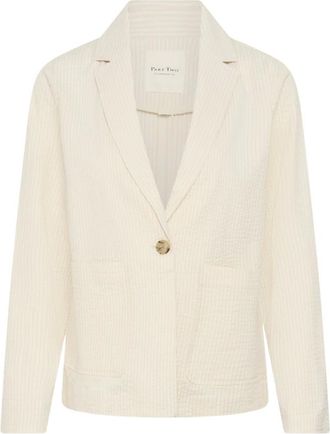 Part Two Femme, Vestes, Blanc, Taille: 44 FR Blazer