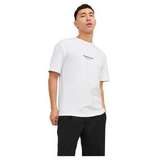 Jack & Jones Jorvesterbro Tee Ss Crew Neck Noos Homme Polo, Blanc &Eacute;clatant., M