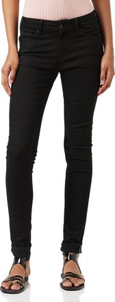 Kings of Indigo Damen Juno Jeans, Schwarz (Stay Black 6104), 28W / 34L