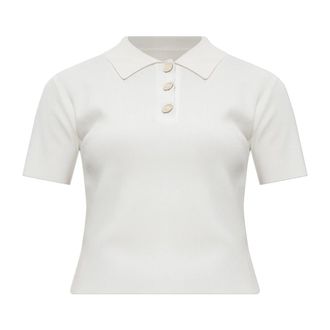 Marni Polo mit Logo - - Tops - Damen - Wei&szlig; - S