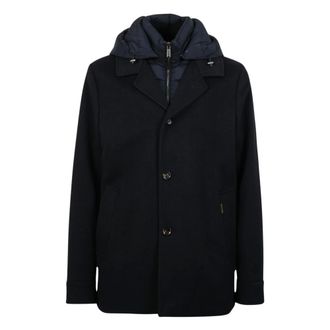 Moorer Barolo Coat - Homme - Manteaux - Bleu - Taille: 2XL