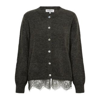 &Co Woman Boukje Spitzenweste - - Knitwear - Damen - Grau - L