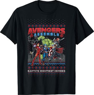 MARVEL Avengers Assemble Earths Mightiest Heroes Sweater T-Shirt
