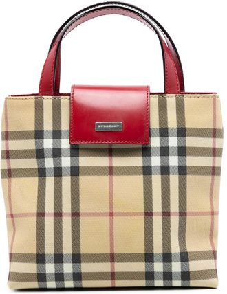 Burberry Crossbody Bags - House Check Coated Canvas Handbag - Gr. unisize - in Braun - f&uuml;r Damen
