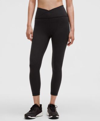 lululemon Legging Wunder Train &agrave; ceinture crois&eacute;e pour Femmes - 64 cm - Taille 14