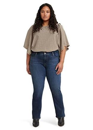 Levi's Plus Size 314 Shaping Straight Jeans Femme, Lapis Dark Horse, 14 M