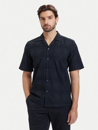 HUGO BOSS Hemd Rayer 50559322 Dunkelblau Regular Fit