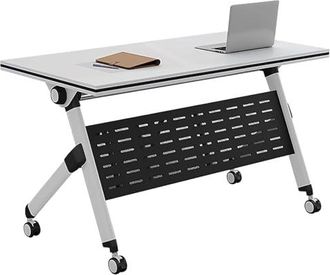 Generic Table de conf&eacute;rence pliable avec roulettes, bureau portable pour r&eacute;unions de bureau et sessions de formation, design rabattable pour un rangement faci
