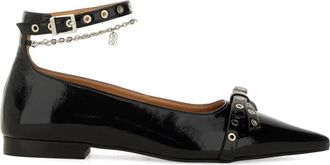 Ganni Jewel Ballerina - - Shoes - Damen - Schwarzk - 37 EU
