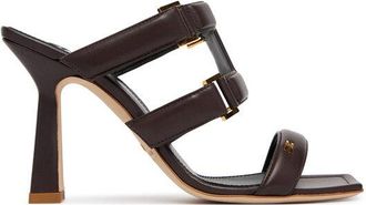 Elisabetta Franchi Pantoletten SA-44L-62E2-V620 Dunkelbraun