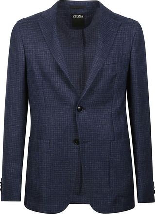 Ermenegildo Zegna Homme, Vestes, Bleu, Taille: 2XL Veste Formelle Tailoring Lux
