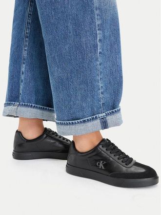 Calvin Klein Sneakers Low Pro Cups Wingt Text Lth Sue HW0HW03226 Schwarz