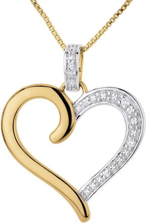 Edenly Herzanhänger Amazonas in Gelbgold