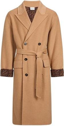 Dr&ocirc;le de Monsieur Manteau long en laine m&eacute;lang&eacute;e
