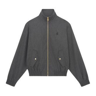 Dr&ocirc;le de Monsieur Flanelle Track Jacket - - Jackets - Herren - Grau - XL