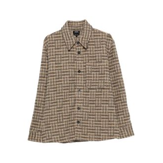 A.P.C. Hemd - - Shirts - Herren - Beige - L