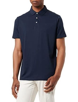 Hackett Polo Pima en Coton pour Homme, Bleu (Bleu Marine), Taille M, Bleu Marine, M