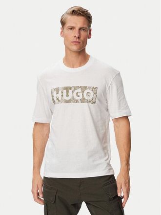 HUGO BOSS T-Shirt Nerpient 50566041 Wei&szlig; Regular Fit