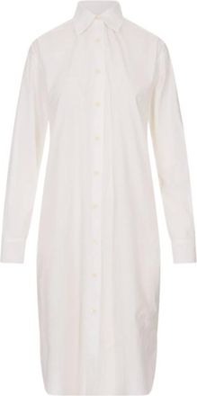 Jil Sander Femme, Robes, Blanc, Taille: 44 FR Chemisier Shirt Dress