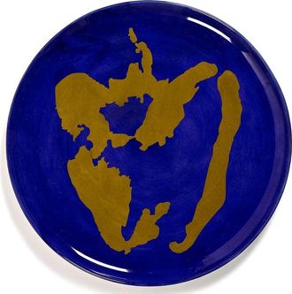 Serax Feast Servierteller diam. 35 cm. Lapis Lazuli - Pepper Gold