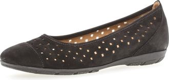 Gabor Damen Klassische Ballerinas, Frauen Flats,Sommerschuhe,Slipper,Ballerina-Schuhe,Ballett-Schuhe,Ballet-Flats,flach,schwarz,37.5 EU / 4.5 UK