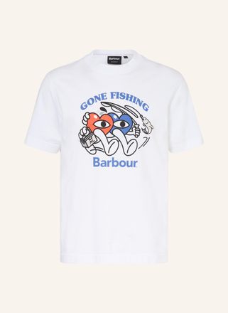Barbour T-Shirt weiss