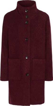 Saint Tropez FerddySZ Wool Coat - Femme - Manteaux - Rouge - Taille: 36 FR