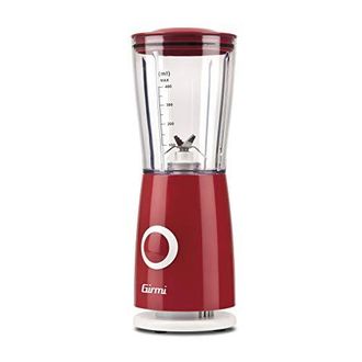 Girmi FR03 Mixer &Eacute;lectrique, 170W, 4 Boiteux dans Acier INOX, 500 ml, Rouge
