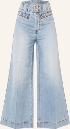 Zimmermann Cropped Jeans Indra blau