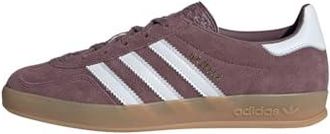 adidas Adidas Gazelle Indoor Baskets pour femme, Shadow Fig/Cloud White/Gum, 39, Figue/blanc nuage/gomme, 6