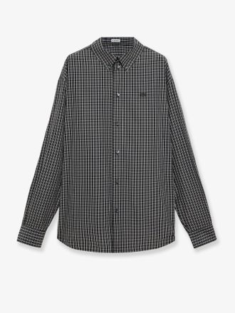 Loewe Technical cotton shirt with all-over check pattern - LOEWE - gender_Man