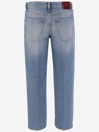 Gucci Womens Jeans Cotton Denim Blue Trousers