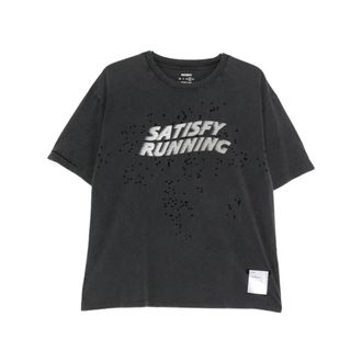SATISFY MothTech T-Shirt - - Sport - Herren - Schwarzk - XL