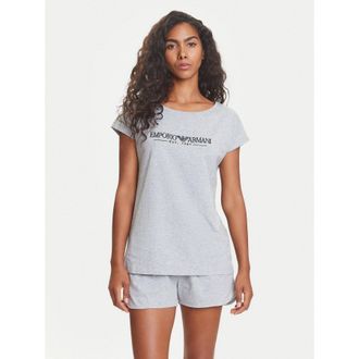 Emporio Armani Pyjama EW000495 AF10881 O8002 Grau Regular Fit