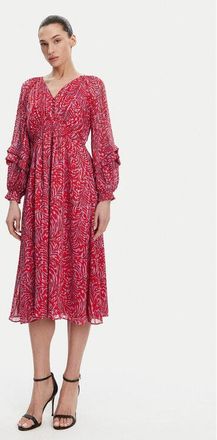 French Connection Kleid für den Alltag 71YFO Rot Regular Fit