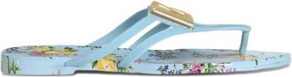 Dolce & Gabbana Tongs &agrave; fleurs