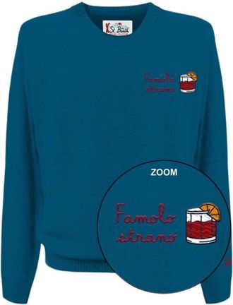 MC2 Saint Barth Homme, Pulls, Bleu, Taille: S Heron Crewneck Sweater