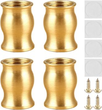 Generic Couchtischbeine | Kommodenbeine | rutschfeste Möbelfüße für Nachttisch, Schrank, Bett, Küche, Schreibtisch, Kommode, Sofa