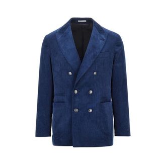 Brunello Cucinelli Unkonstruierter Blazer - - Jackets - Herren - Blau - XL