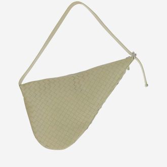 Bottega Veneta Mens Calfskin Messenger Bag Green