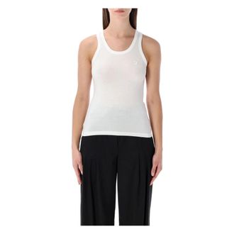 Coperni Figurbetontes Logo-Tanktop - - Tops - Damen - Wei&szlig; - L