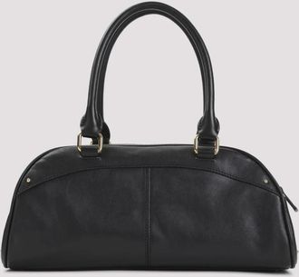 Chlo&eacute; Hobo Bags - Structured Black Calf Leather Shoulder Bag - Gr. unisize - in Schwarz - f&uuml;r Damen