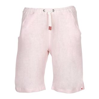 Kiton Leinen-Shorts - - Shorts - Herren - Rosa - M