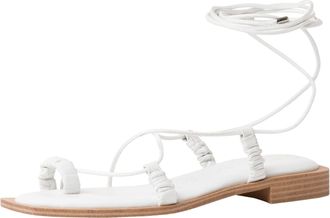 Tamaris Damen 1-1-28105-28 Flache Sandale, White, 39 EU
