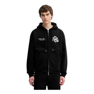Filling Pieces Zip Hoodie Bouquet - - Sweatshirts & Hoodies - Herren - Schwarzk - S